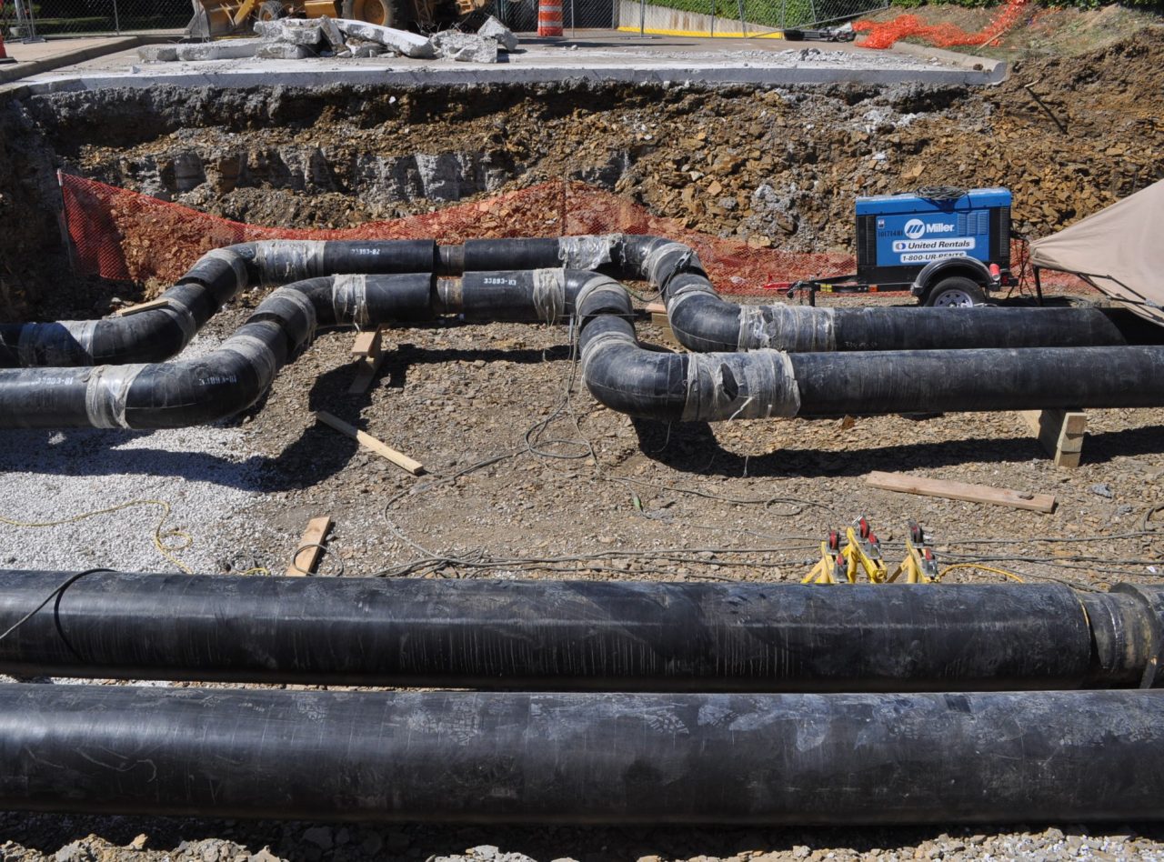 University of Arkansas LeRoy Pond Chiller Site Utilities | Mountain ...